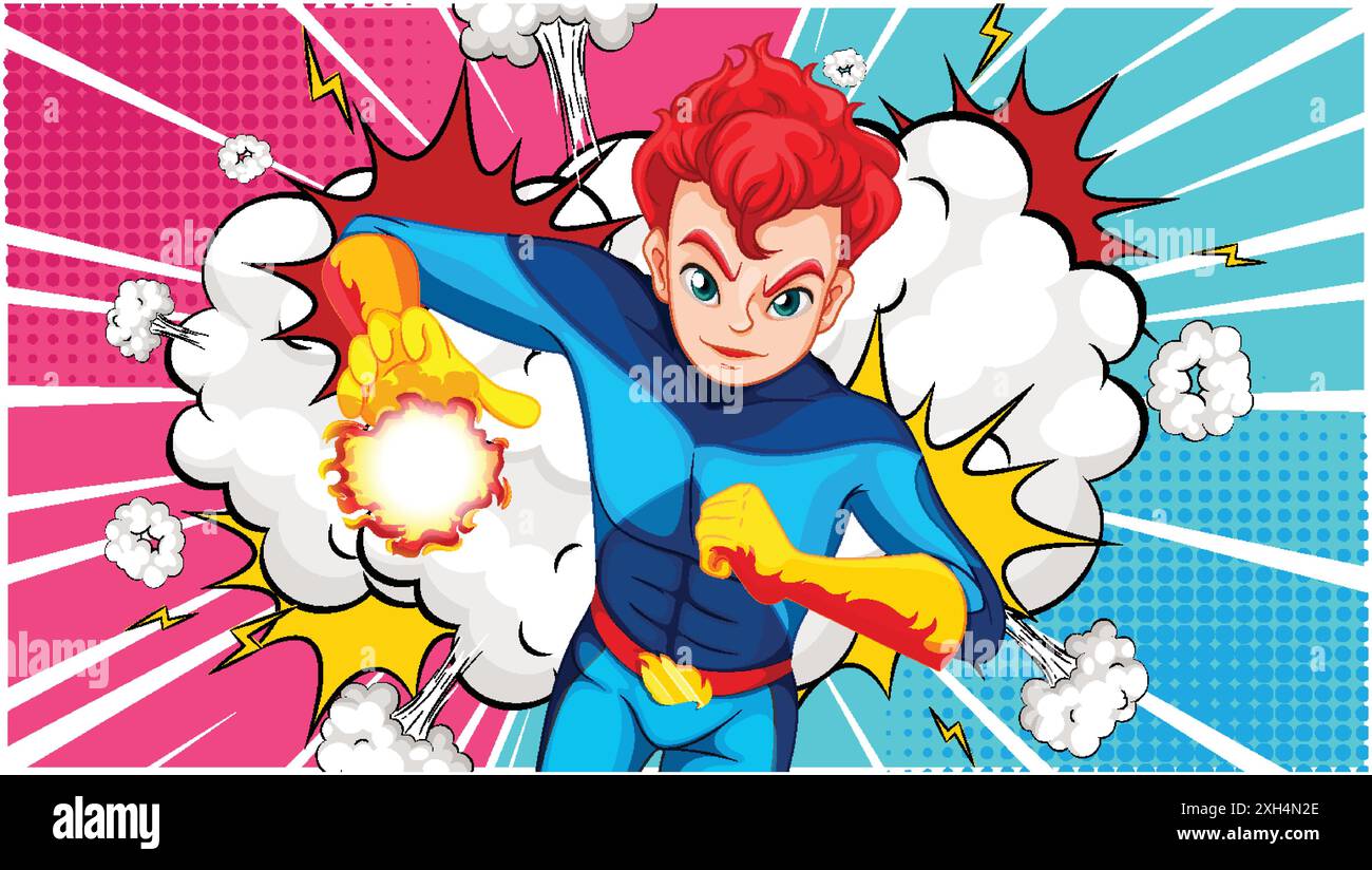 Blue suit with clouds Stock Vector Images - Alamy