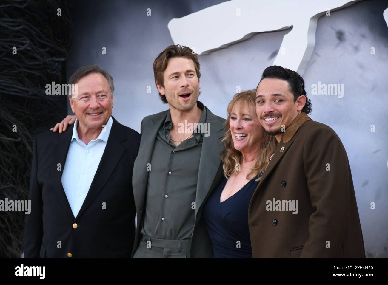 Los Angeles, California, USA 11th July 2024 Glen Powell Sr. son Actor ...