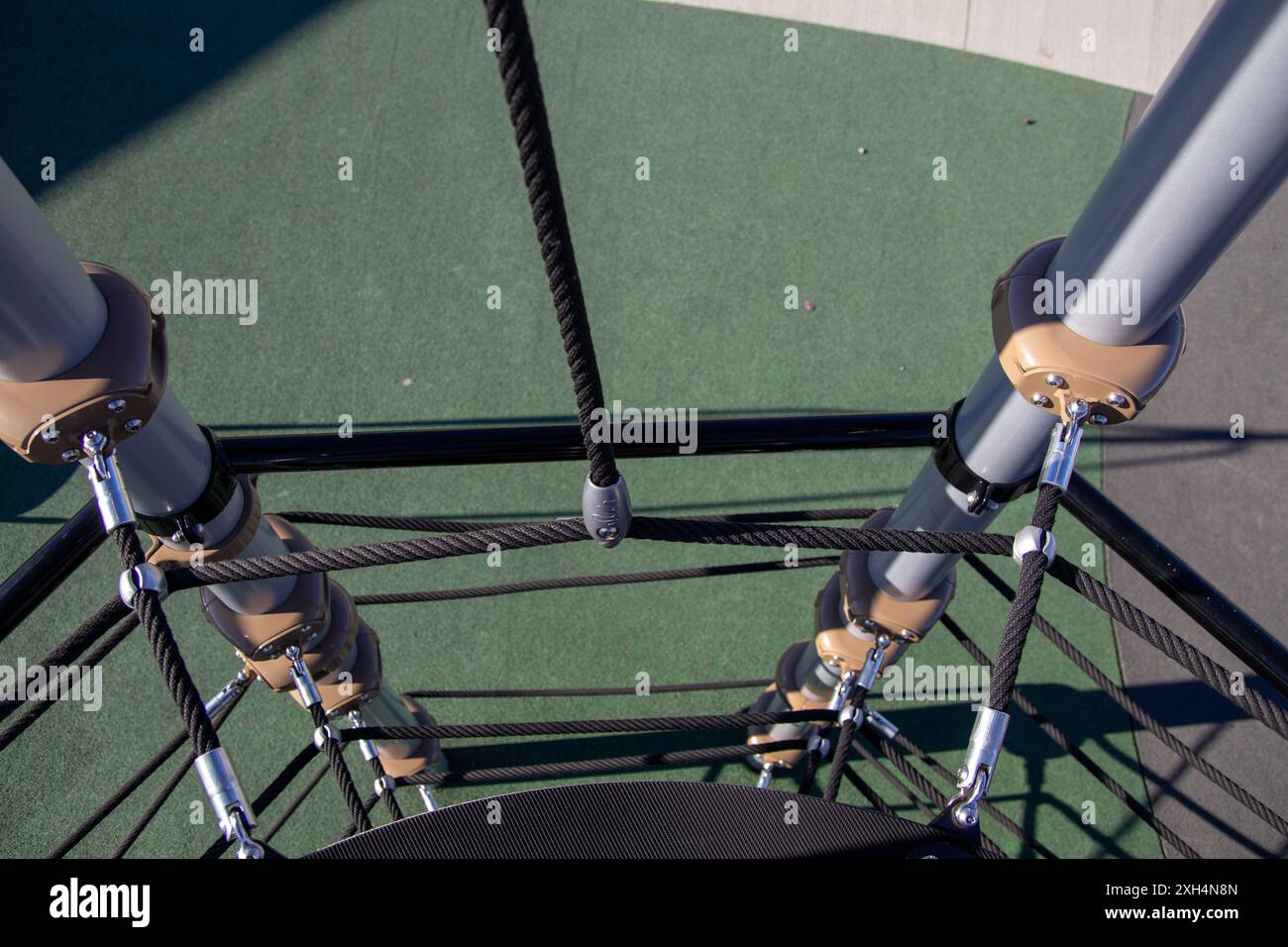 Safety features in playgrounds hi-res stock photography and images - Alamy