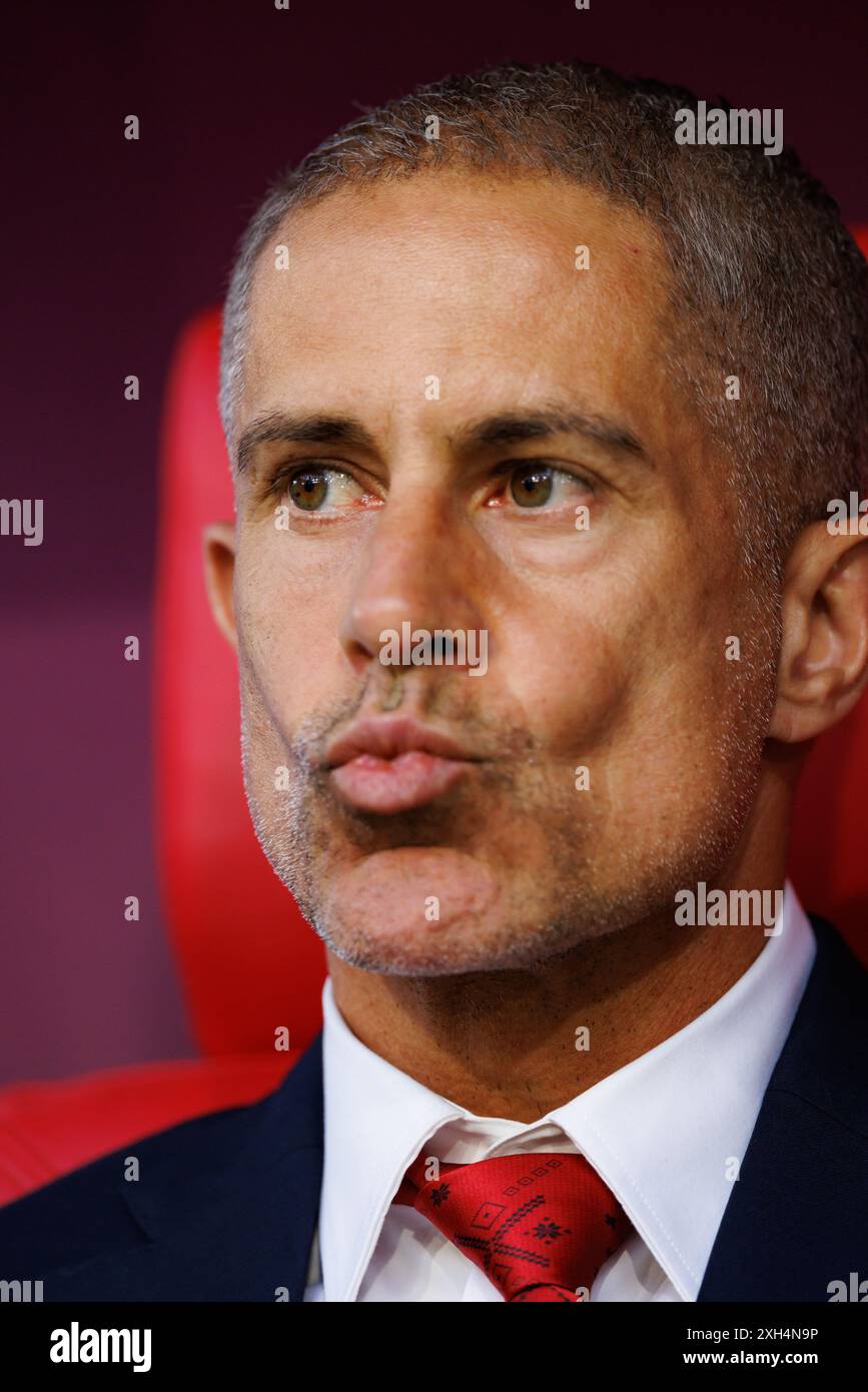 Sylvinho seen during UEFA Euro 2024 game between national teams of ...