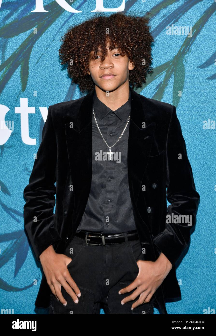 Tyrik Johnson attends the Apple TV+ series premiere of "Lady in the ...