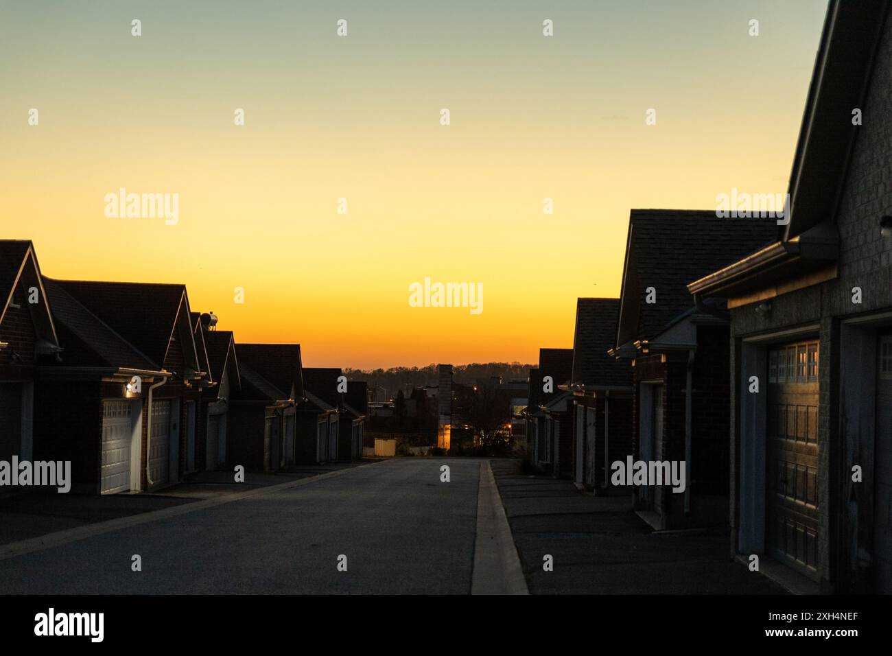 Suburb suburban street view architecture architectural hi-res stock ...