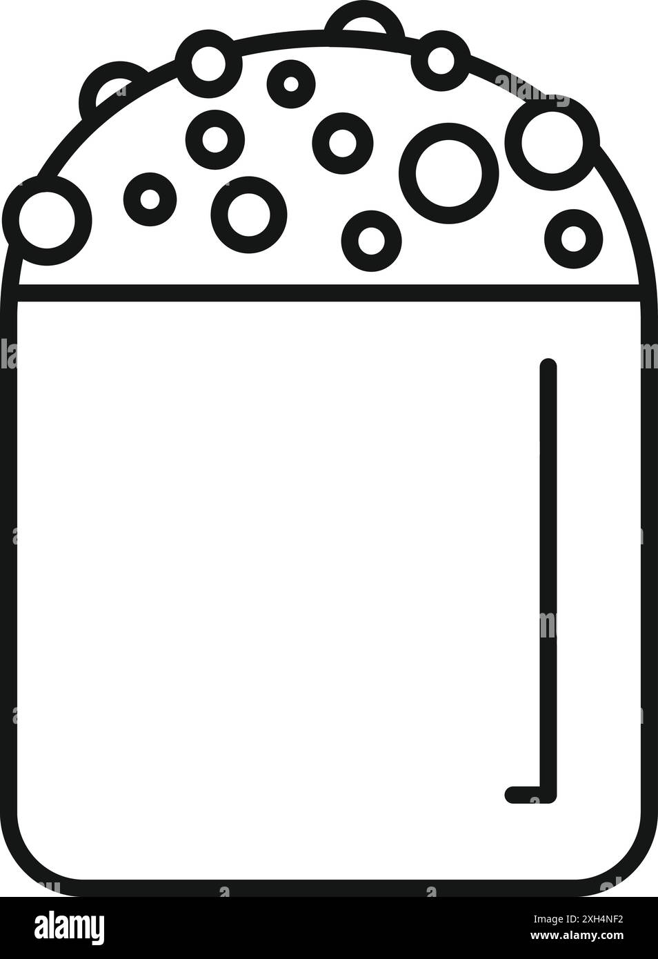 Bioreactor fermenter showing growing microbes, bacteria or yeast cells ...