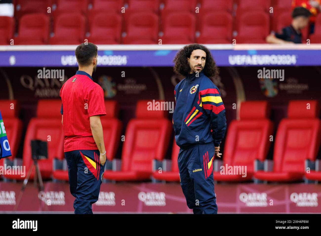 Marc Cucurella seen during UEFA Euro 2024 game between national teams ...