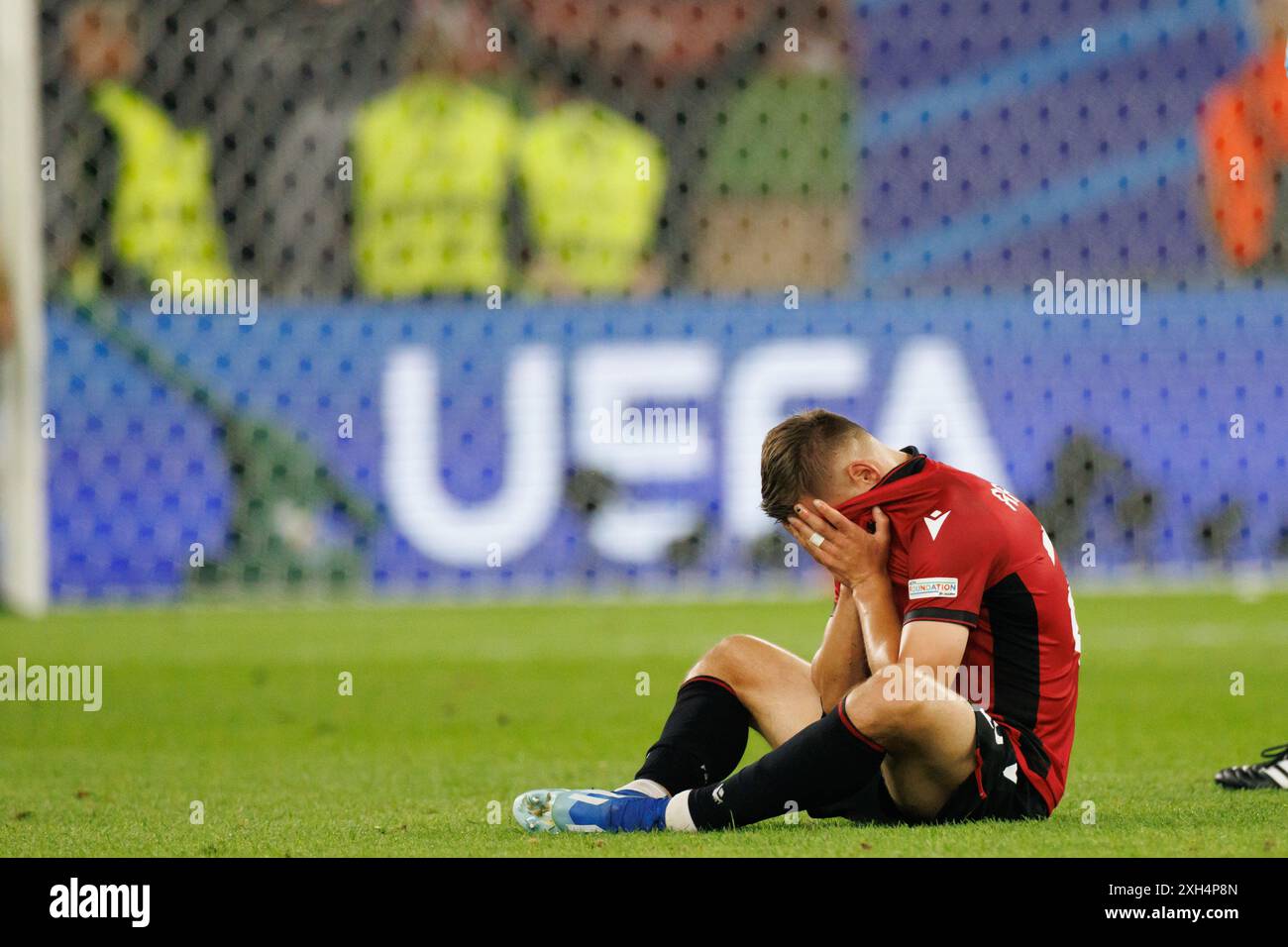 Ylber Ramadani seen crying after UEFA Euro 2024 game between national ...