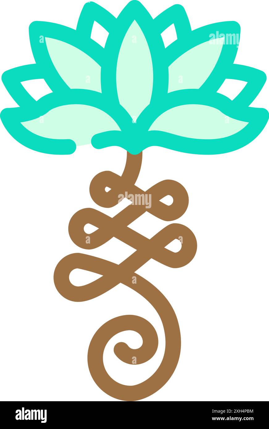 enlightenment buddhism color icon vector illustration Stock Vector ...