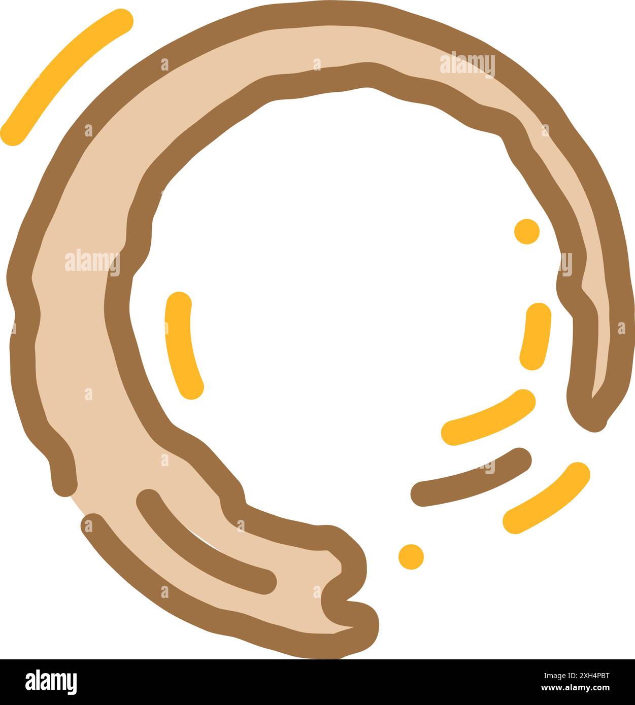 zen circle enso color icon vector illustration Stock Vector Image & Art - Alamy