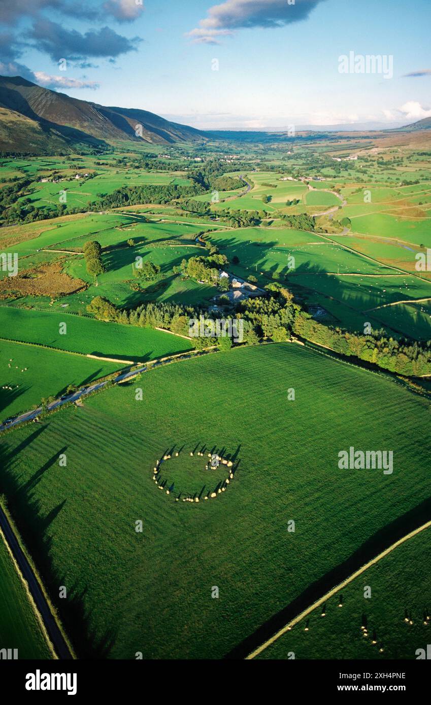 Castlerigg prehistoric stone circle in Lake District National Park ...