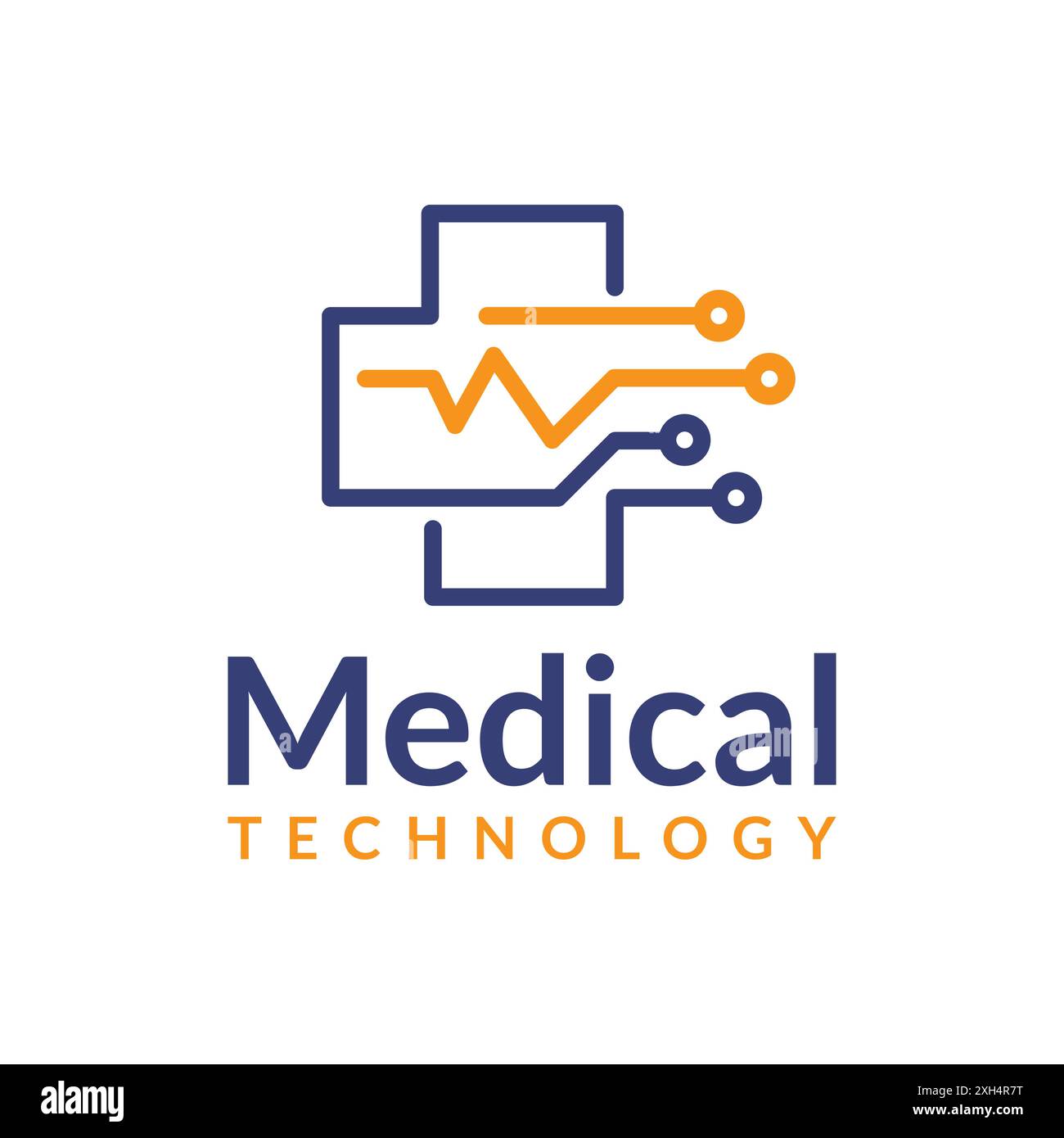 Medical Technology Heart Beat Healthy Dots Line Outline Logo Template medical-technology-heart-beat-healthy-dots-line-outline-logo-template