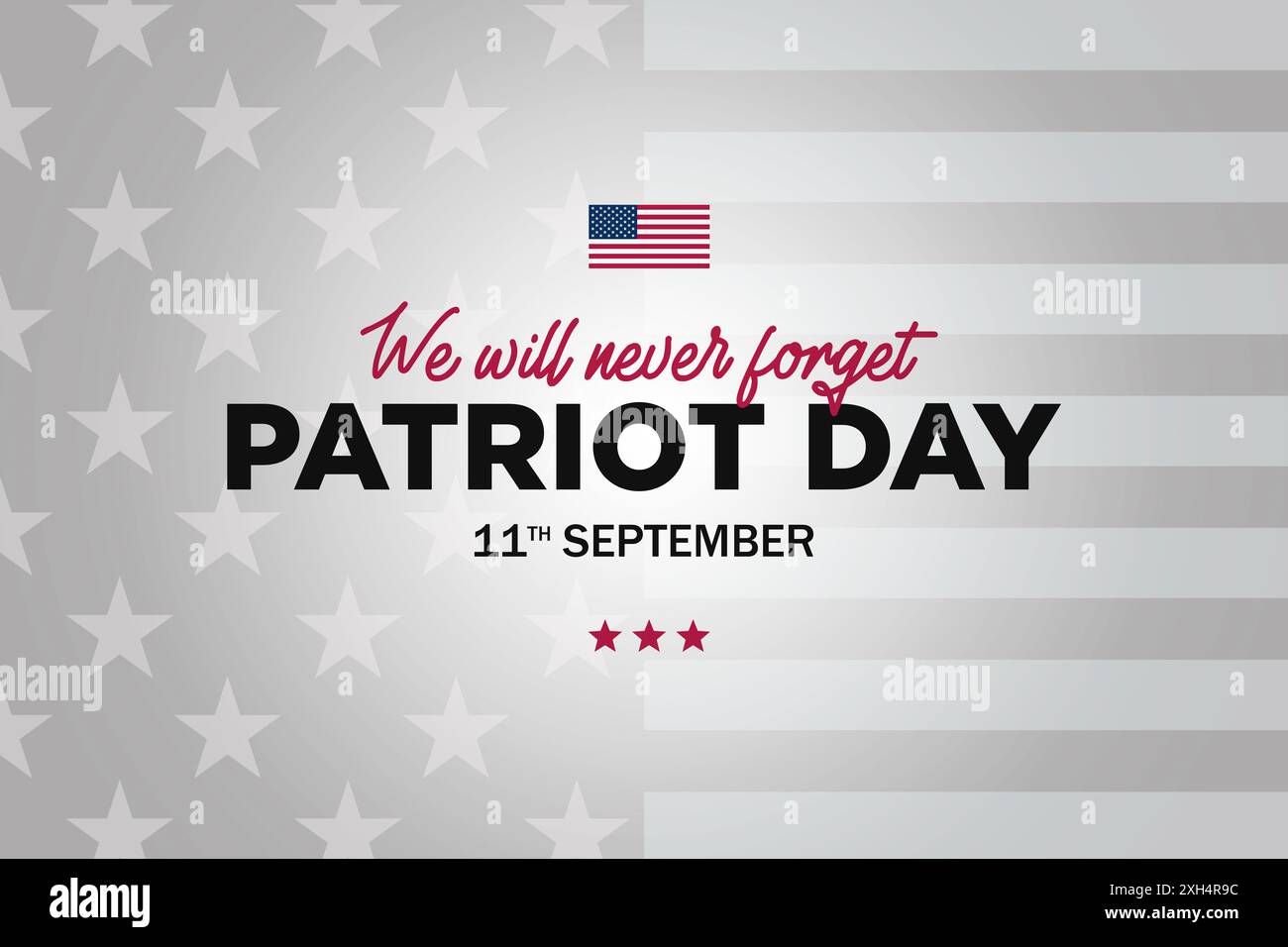 Patriot day, September 11, Remember 9 11. Illustration of the Twin ...