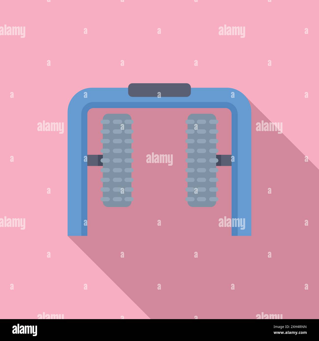 Foot massage machine stimulating feet with rotating cylinders for ...