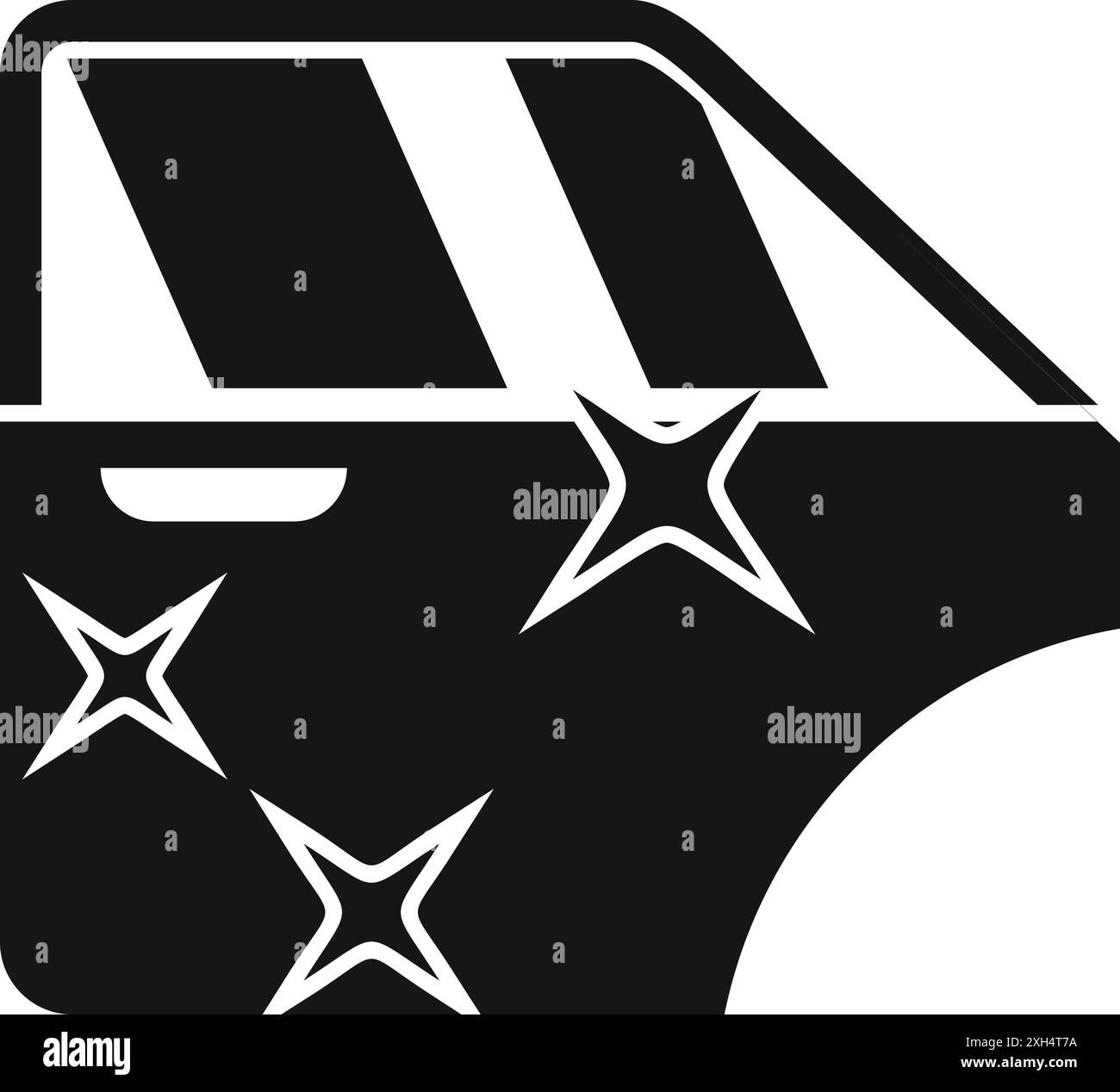 Black car door showing extensive damage with deep scratches, requiring ...