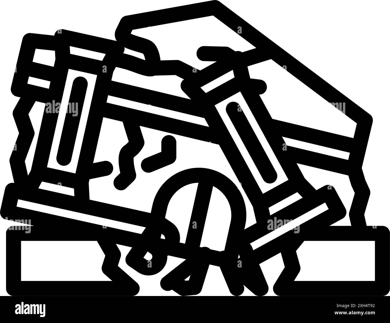 house bank building line icon vector illustration Stock Vector Image ...