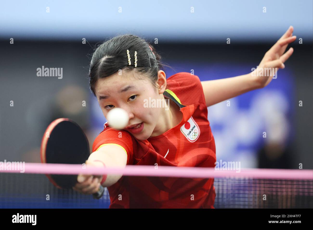 Tokyo, Japan. 12th July, 2024. Miwa Harimoto (JPN) Table Tennis : Japan ...