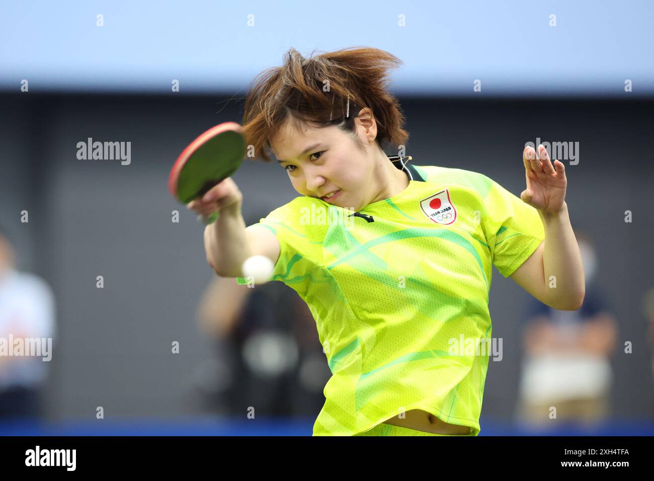 Tokyo, Japan. 12th July, 2024. Miu Hirano (JPN) Table Tennis : Japan ...