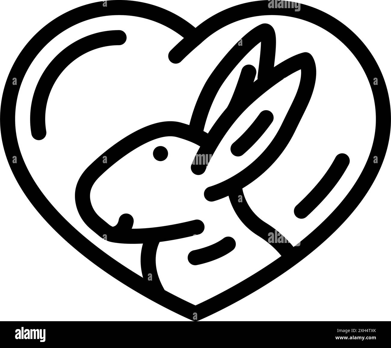 cruelty free product label warning line icon vector illustration Stock ...