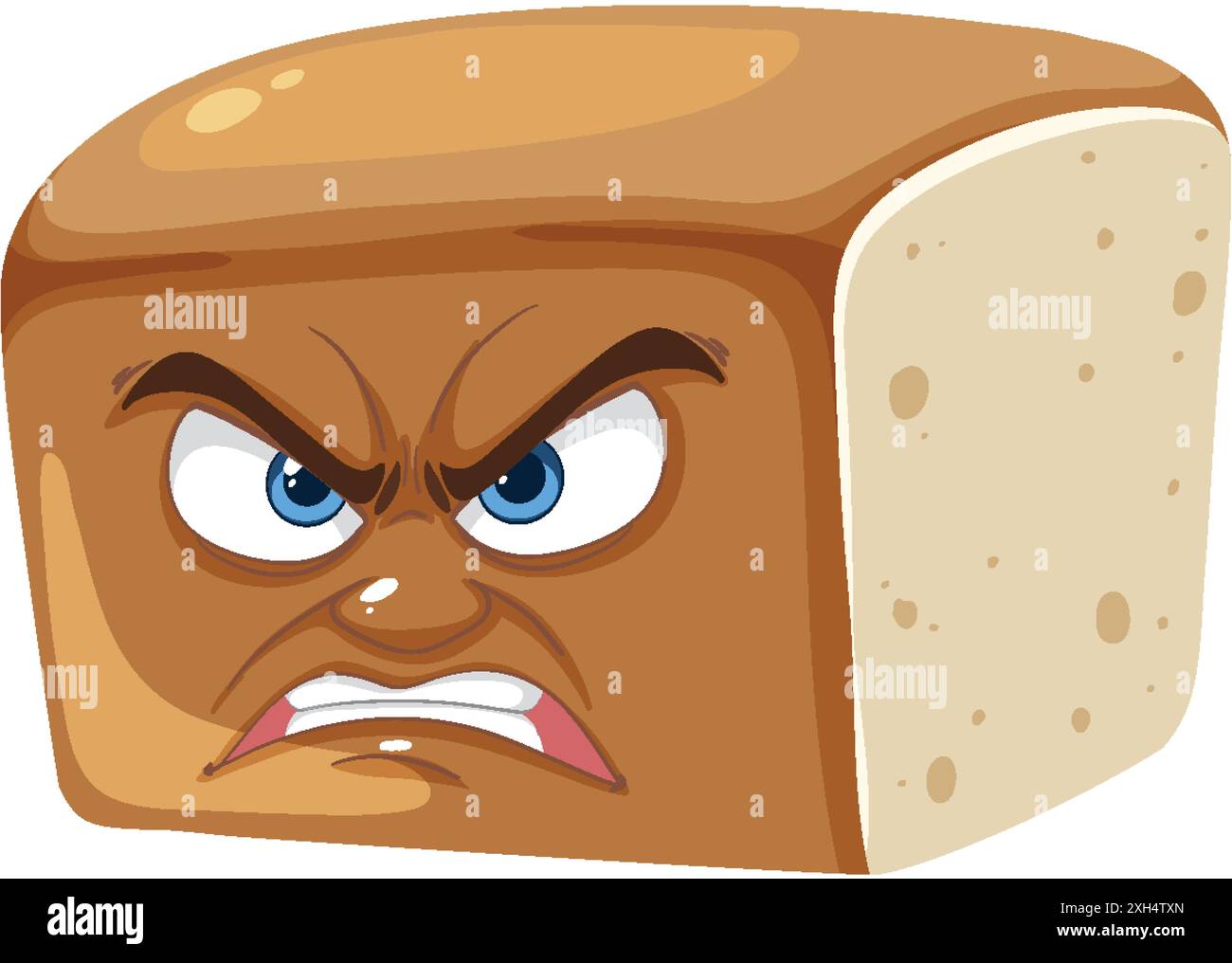 Angry bread vector vectors hi-res stock photography and images - Alamy