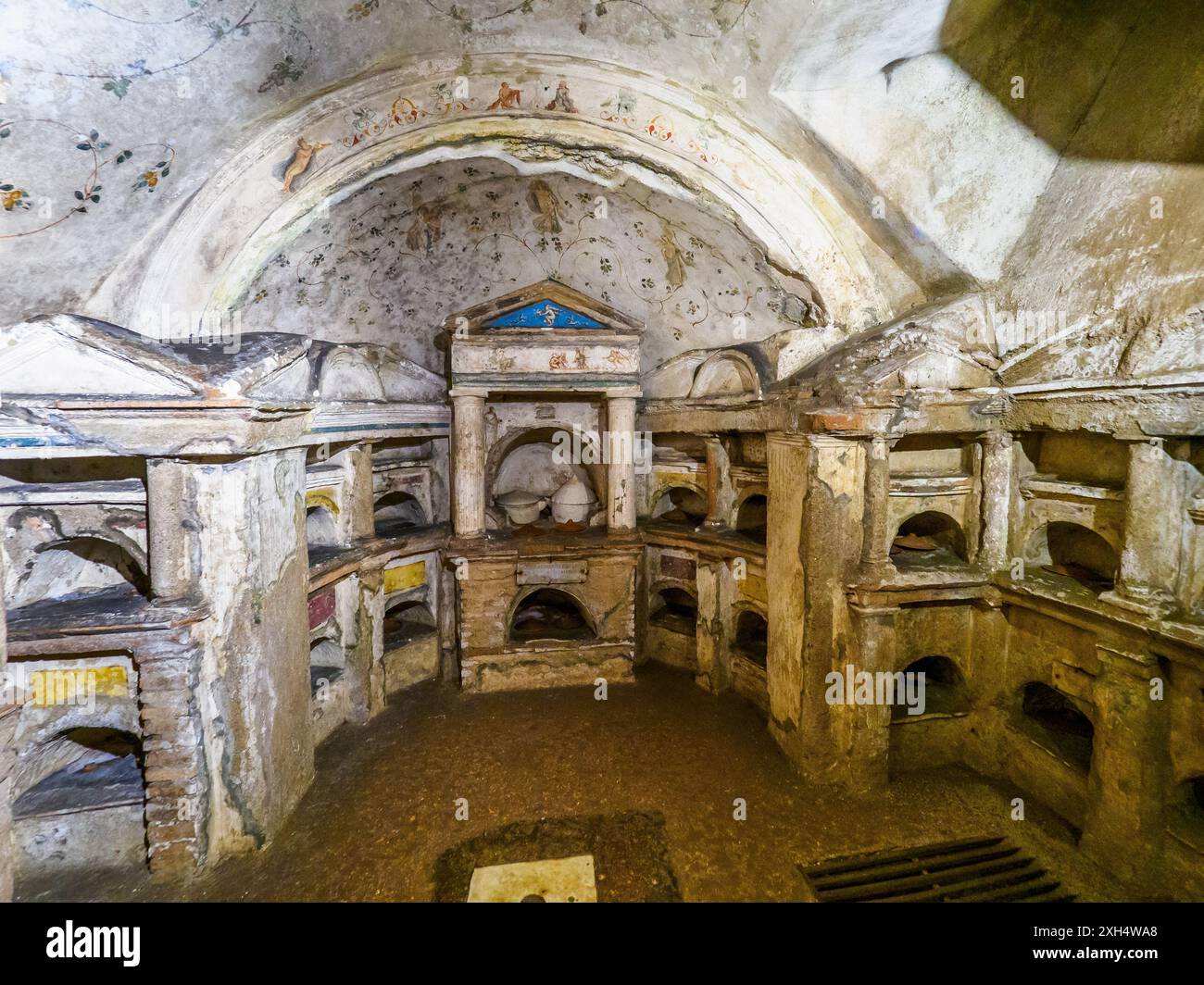 Columbarium of Pomponius Hylas - Small architectural structures shaped ...