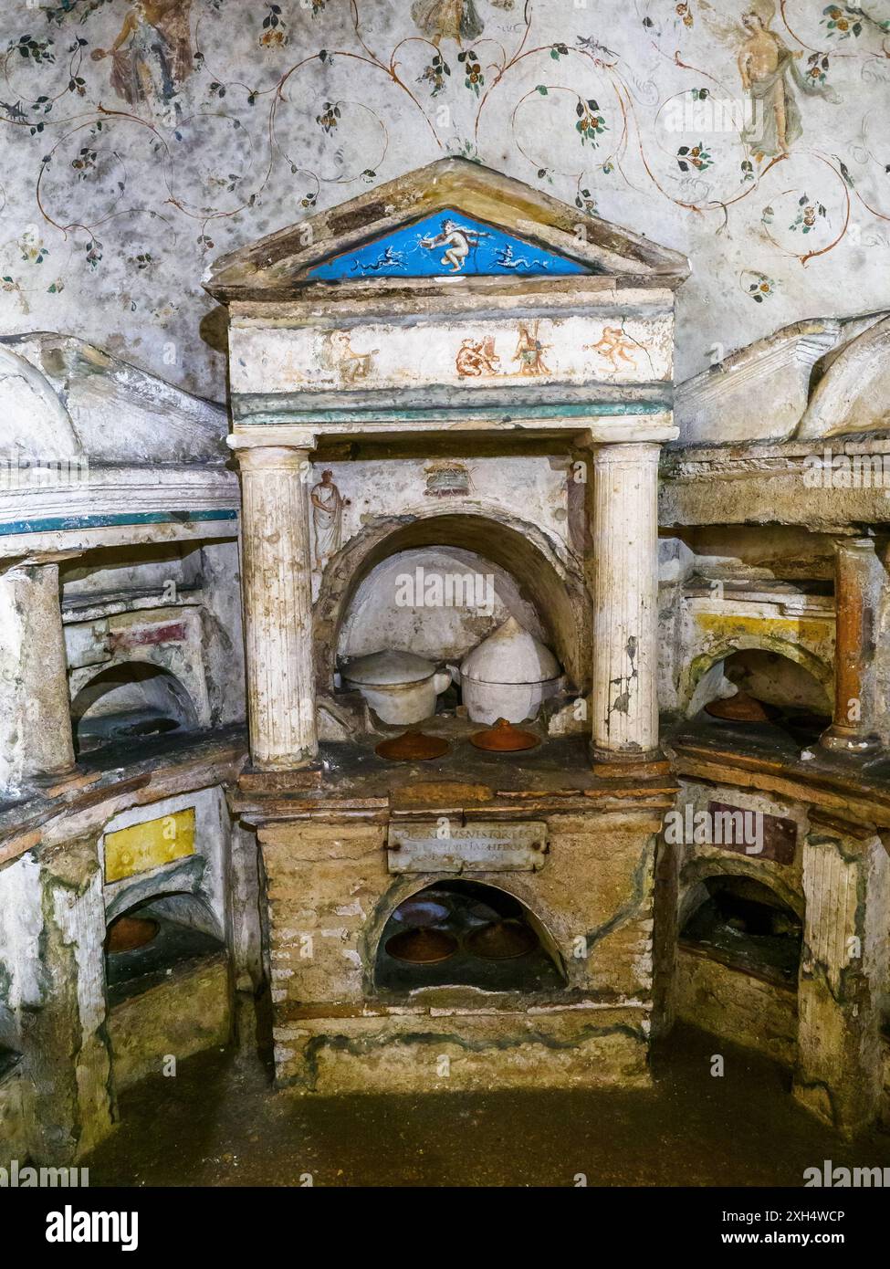 Columbarium of Pomponius Hylas - Small architectural structures shaped ...