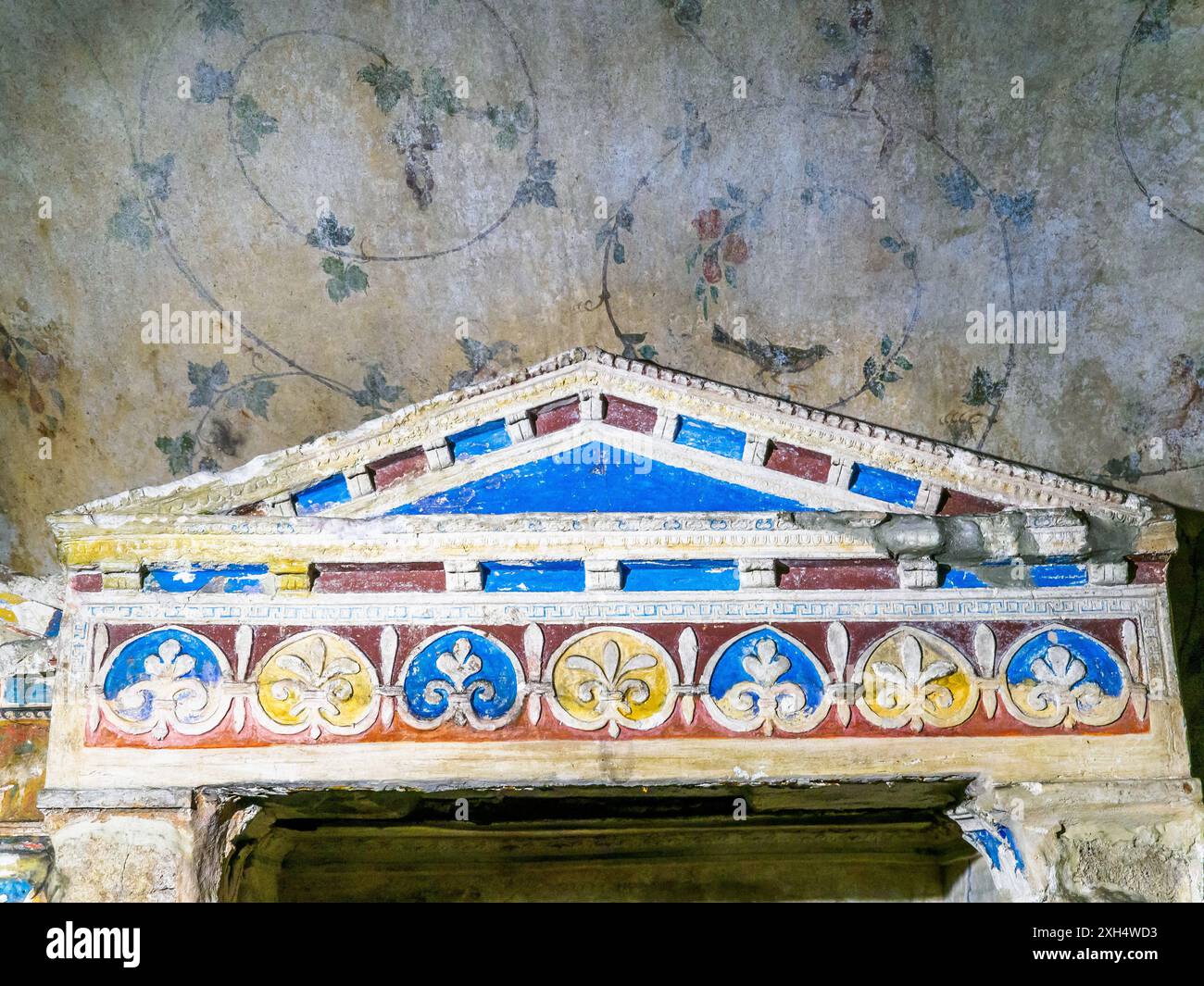 Columbarium of Pomponius Hylas - Small architectural structures shaped ...