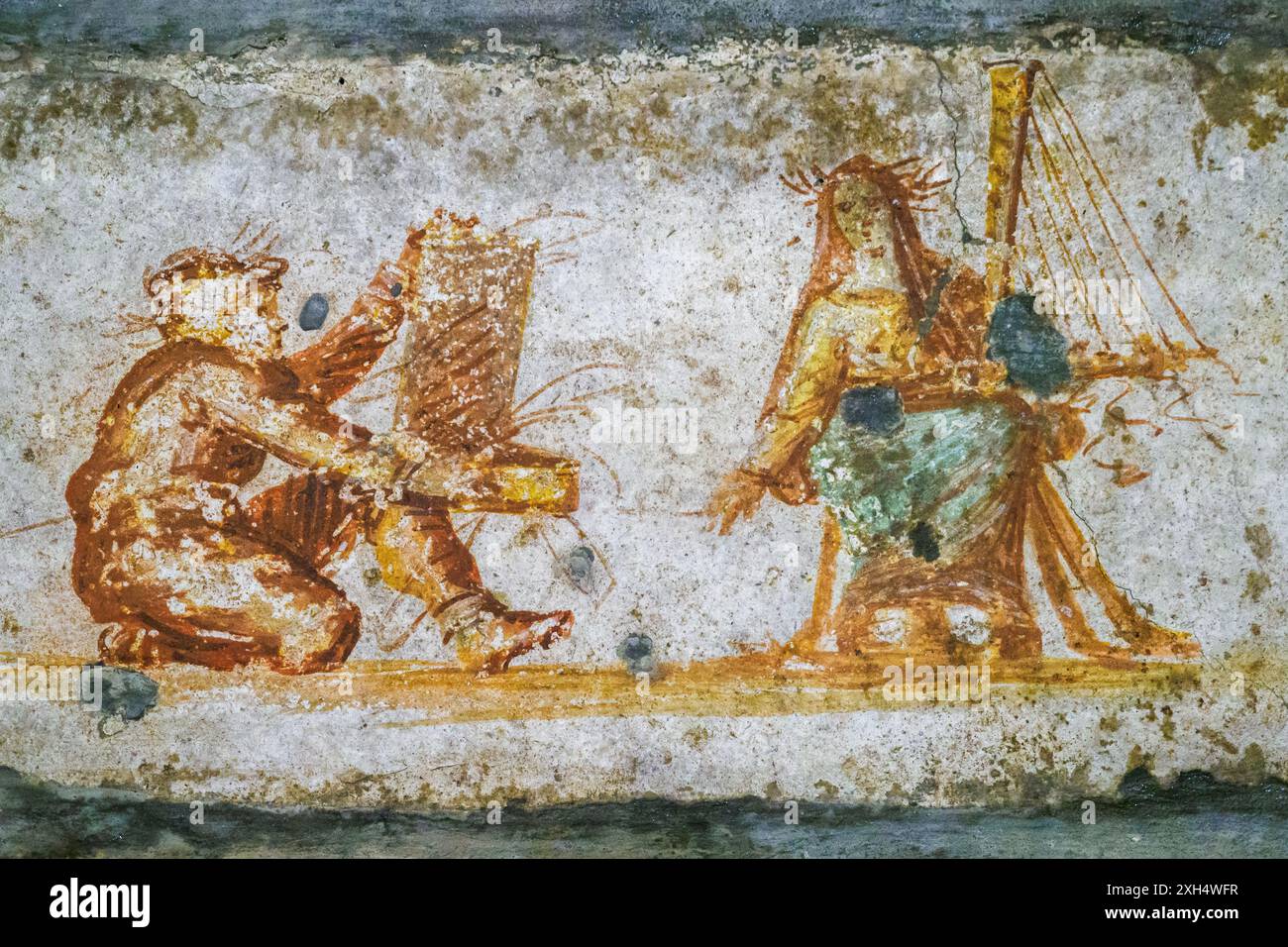 Columbarium of Pomponius Hylas - Polychrome paintings depicting ...