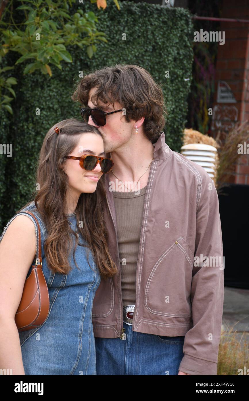Los Angeles, California, USA 11th July 2024 Maggie Thurmon and Singer ...