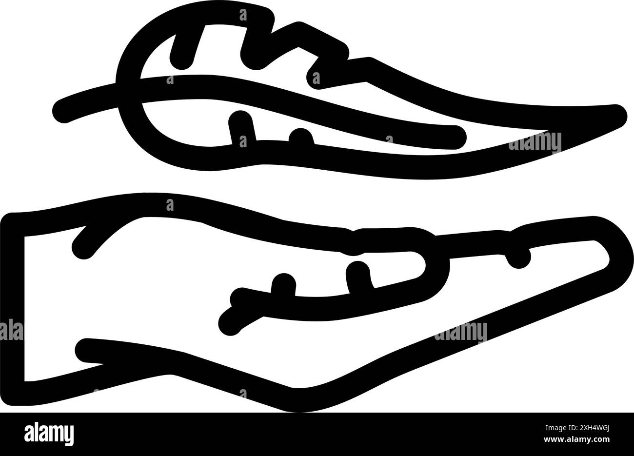 lightweight product label caution line icon vector illustration Stock ...