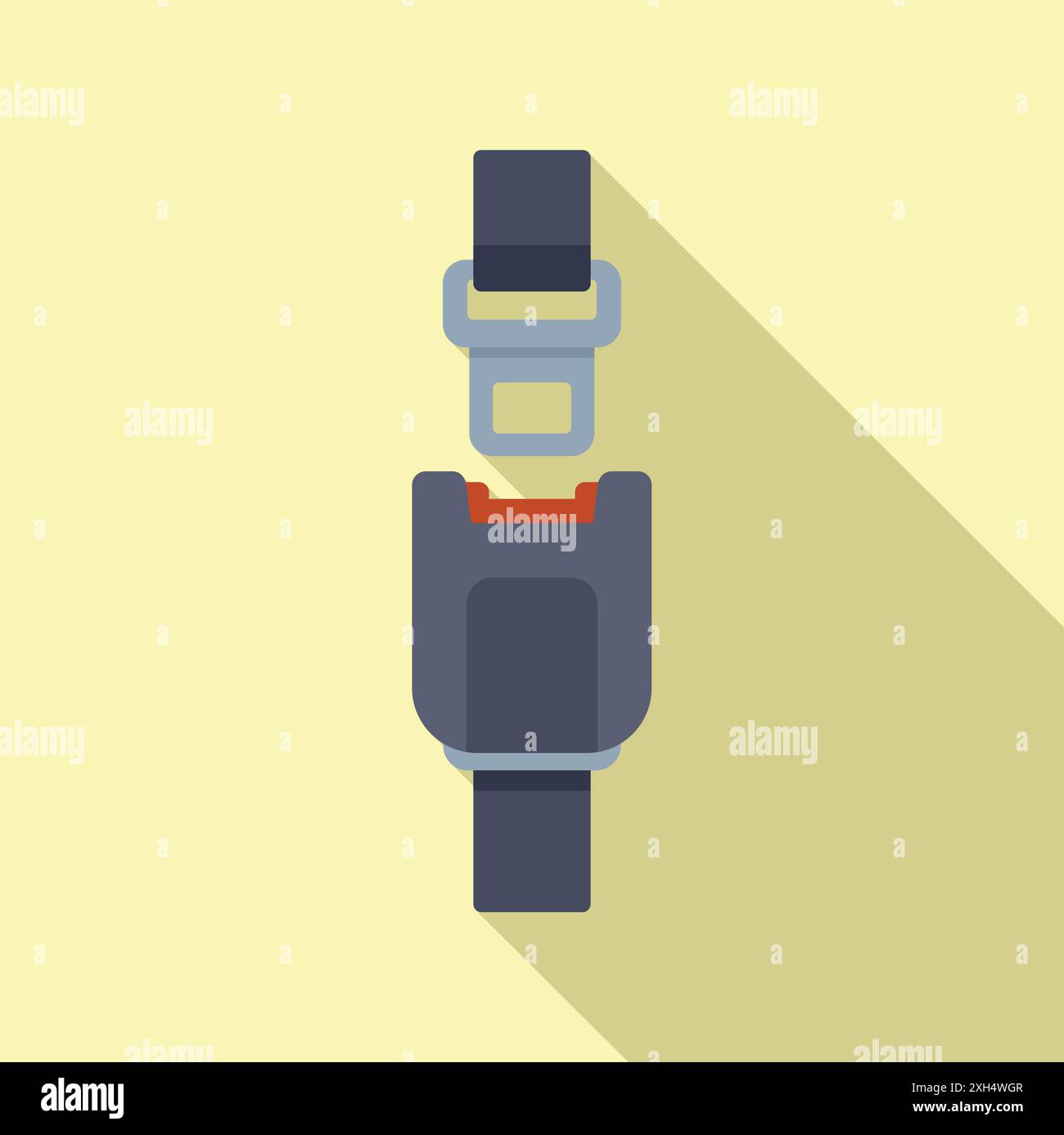 Seat belt buckle is shown fastened, emphasizing the importance of ...