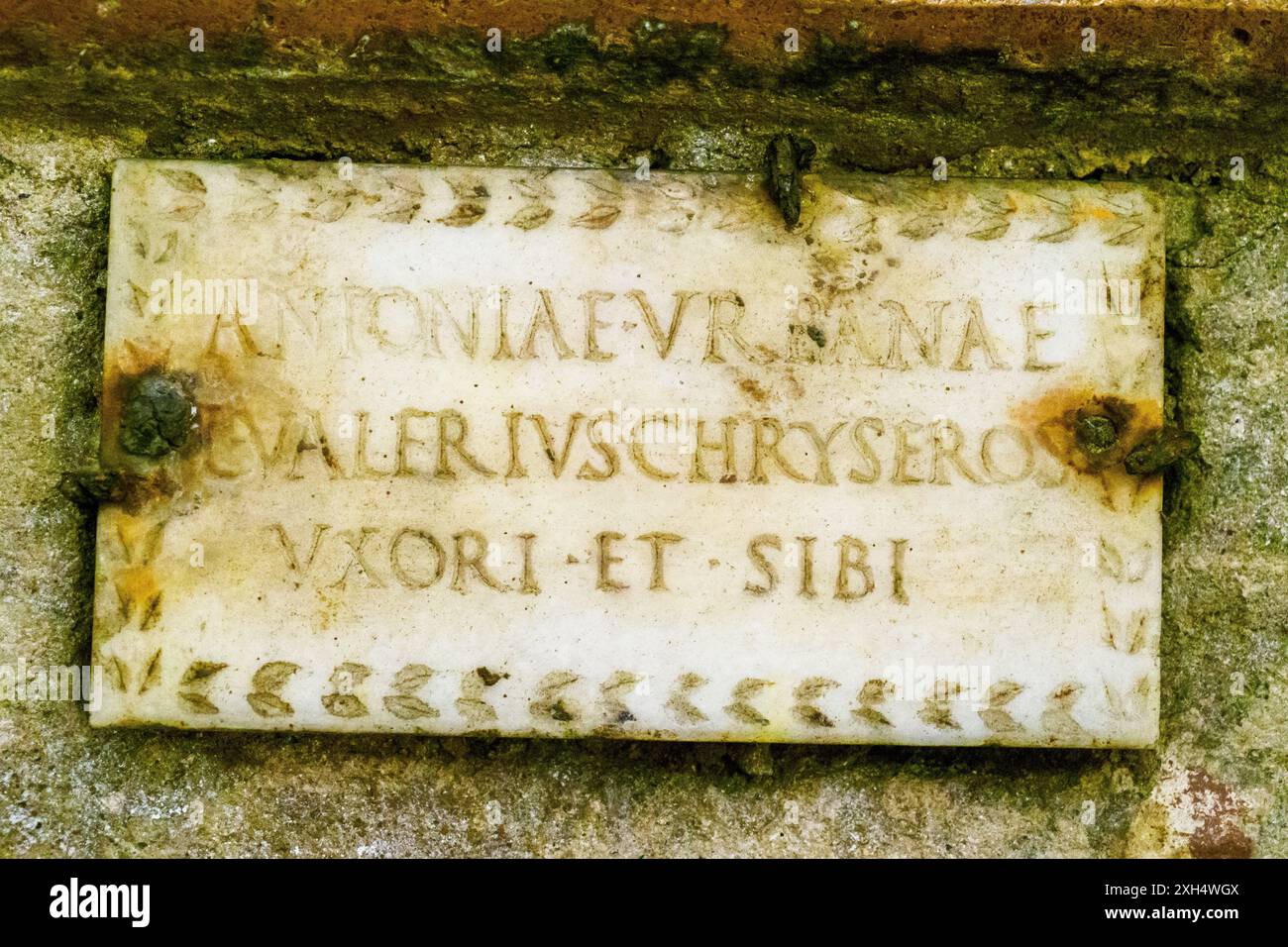 Columbarium of Pomponius Hylas - Epigraph - The construction of the ...