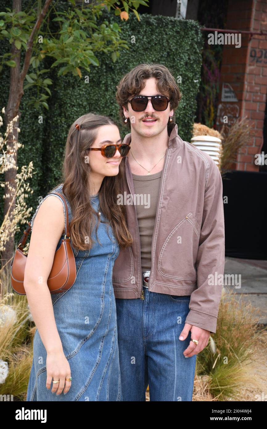 Los Angeles, California, USA 11th July 2024 Maggie Thurmon and Singer ...