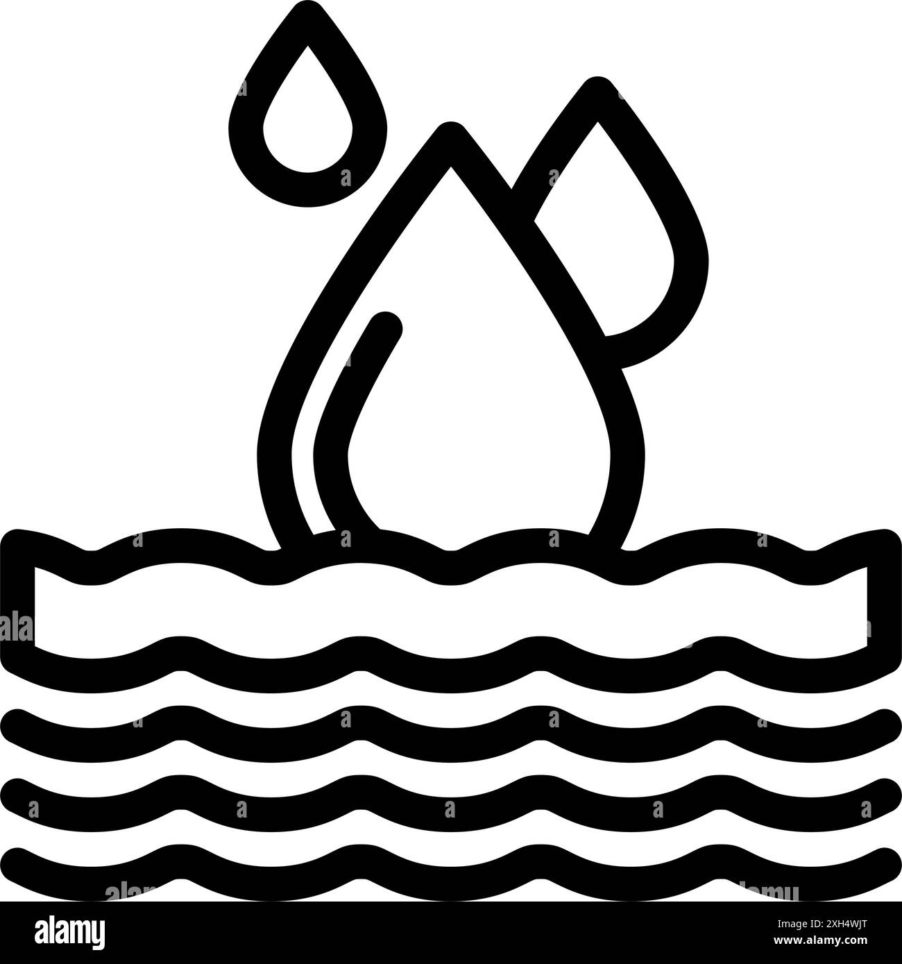 fast absorbing product label caution line icon vector illustration ...