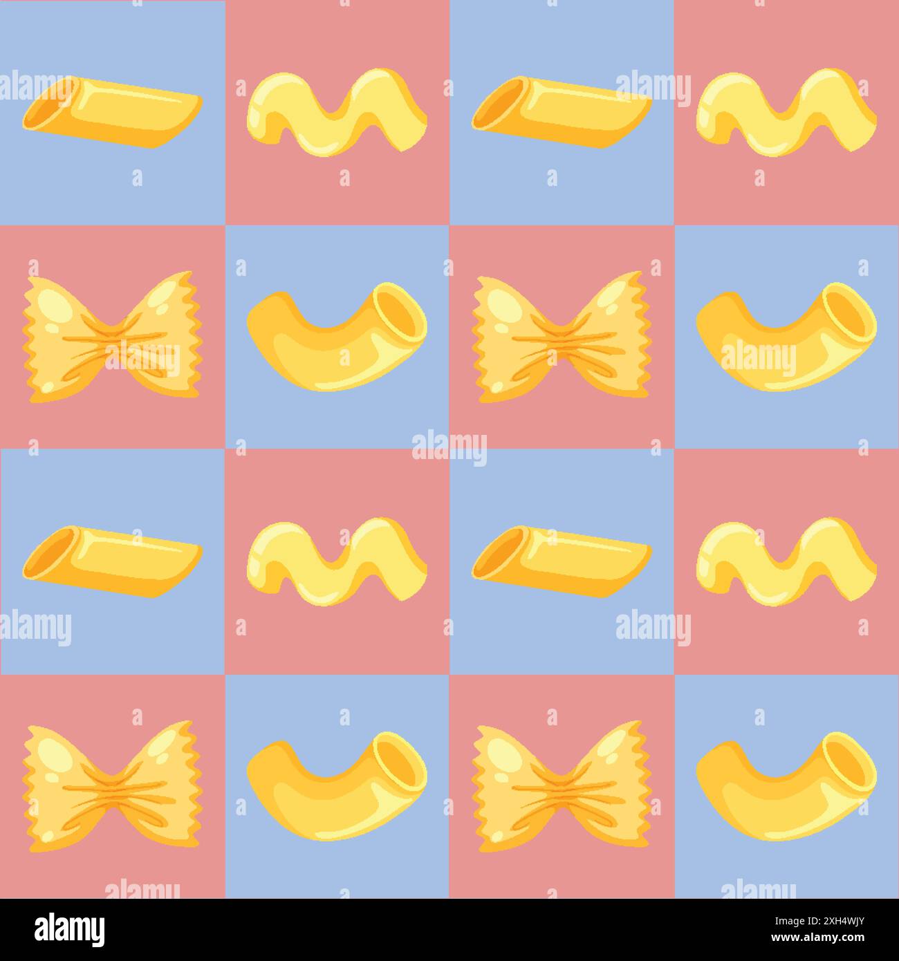 Various pasta ingredients cooking Stock Vector Images - Alamy