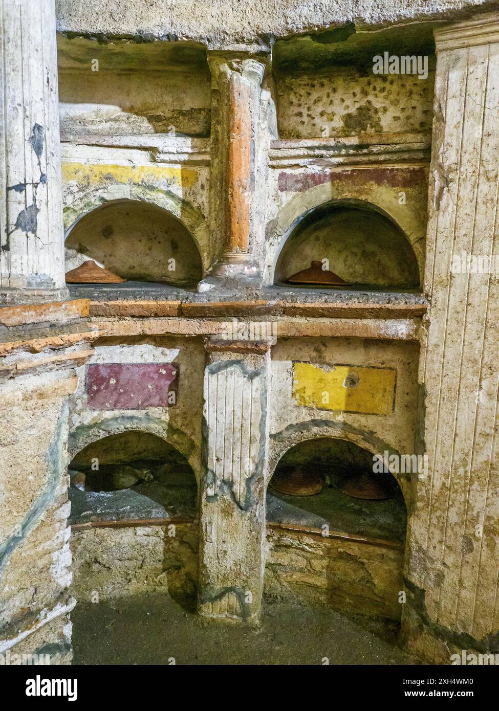 Columbarium of Pomponius Hylas - Small architectural structures shaped ...