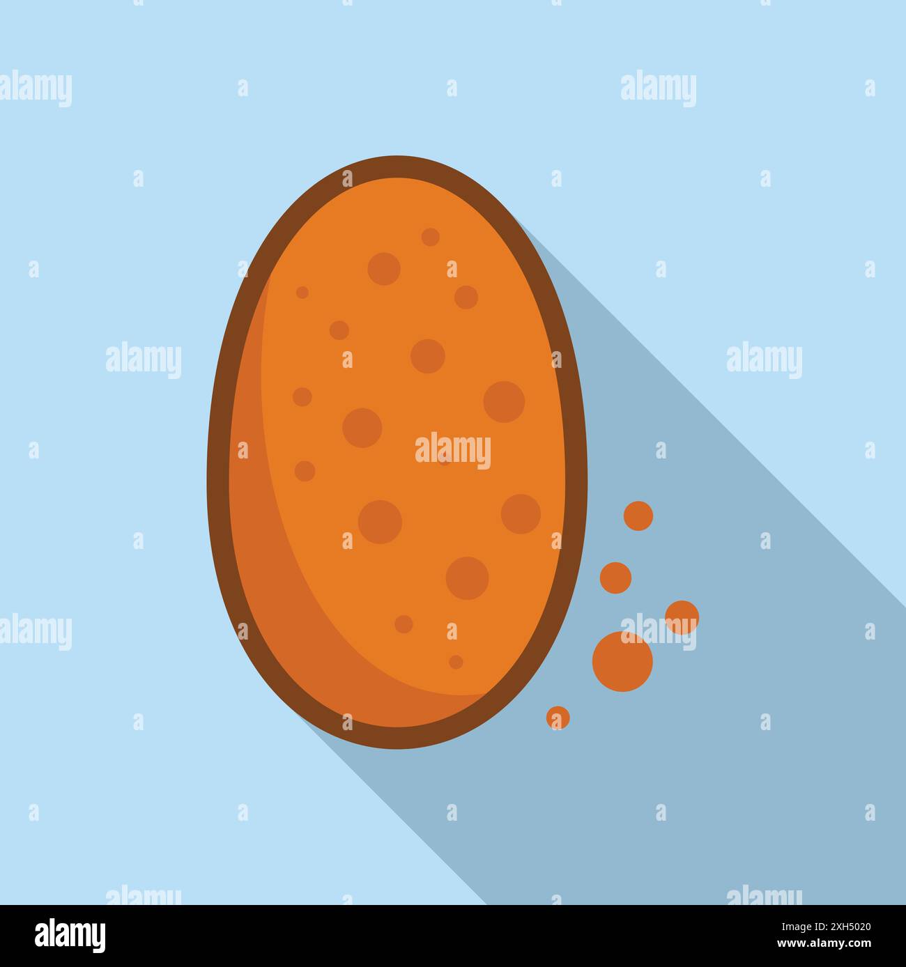 Orange planet from solar system rotating around sun Stock Vector Image ...