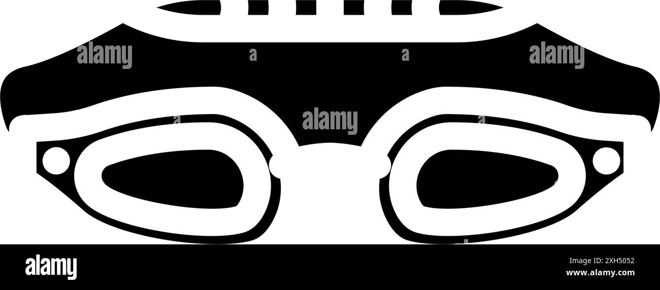 goggles ppe protective equipment glyph icon vector illustration Stock ...