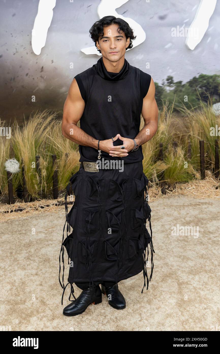 Los Angeles, USA. 11th July, 2024. Brandon Perea attends the arrivals ...