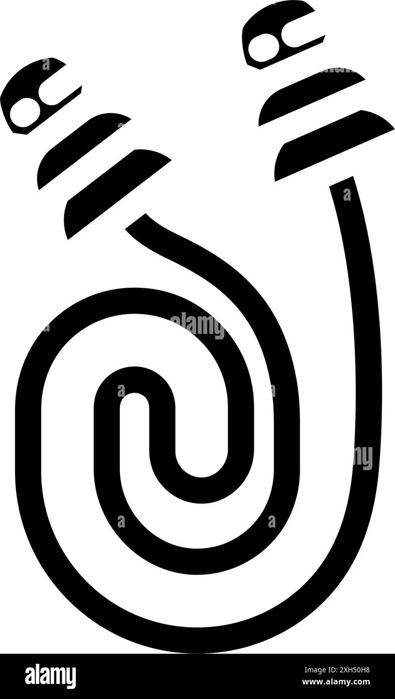ear plugs ppe protective equipment glyph icon vector illustration Stock ...