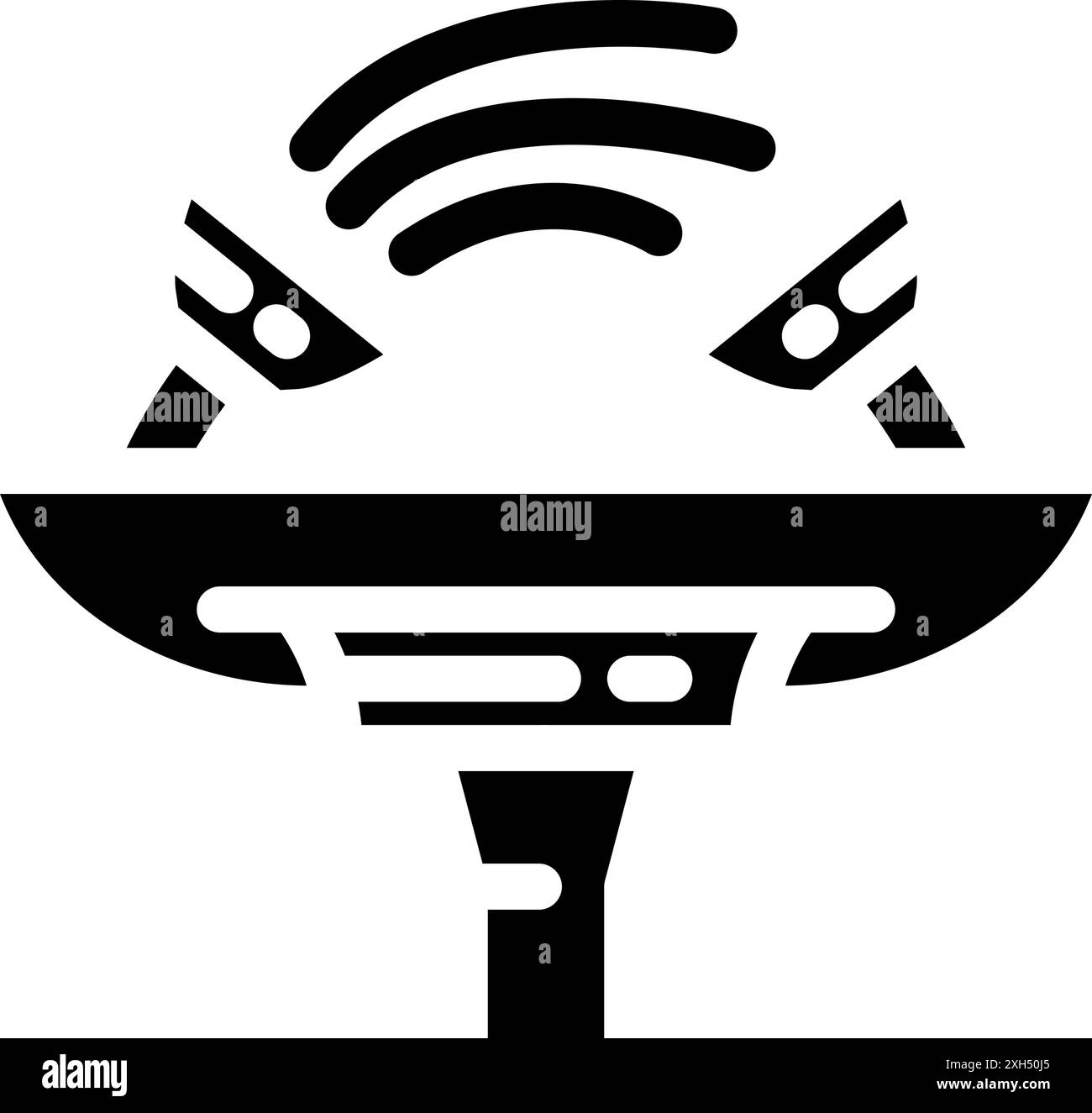 eye wash station ppe protective equipment glyph icon vector ...