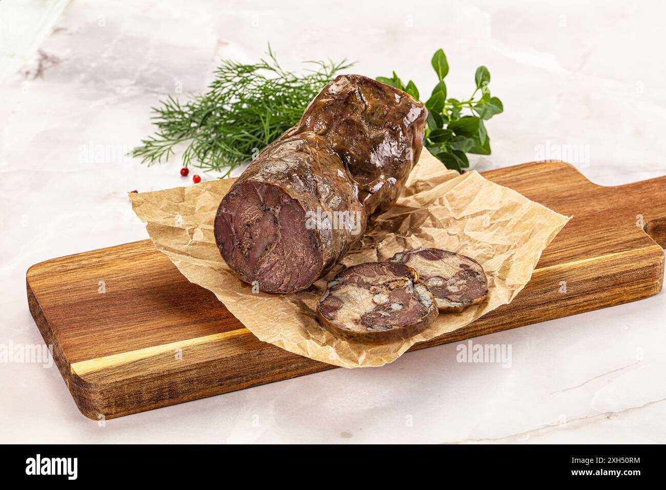 Kazy - traditional Kazakh horse meat sausage Stock Photo - Alamy