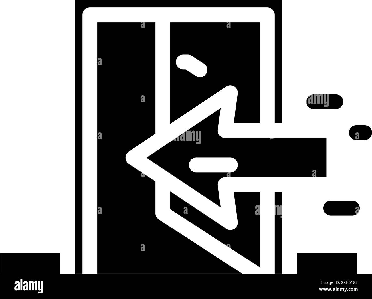 indoor use only product label caution glyph icon vector illustration ...