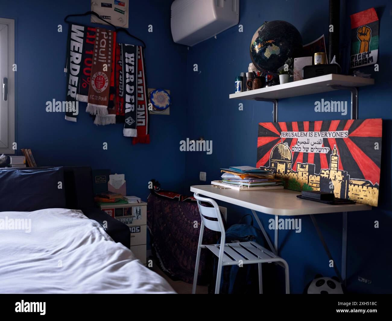 The bedroom of Israeli-American hostage Hersh Goldberg-Polin, 23, in ...