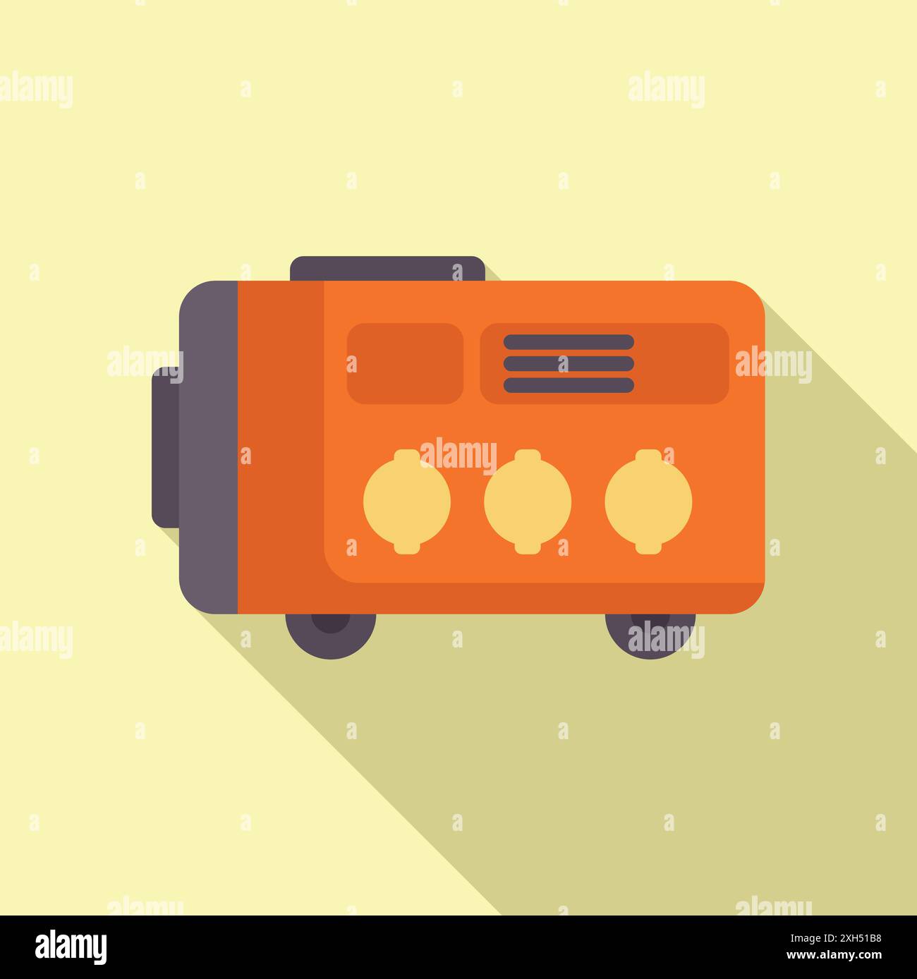 Rental generator Stock Vector Images - Alamy