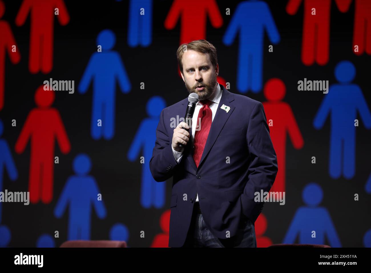 Las Vegas, Nevada, USA. 11th July, 2024. Maine State Senator ERIC ...