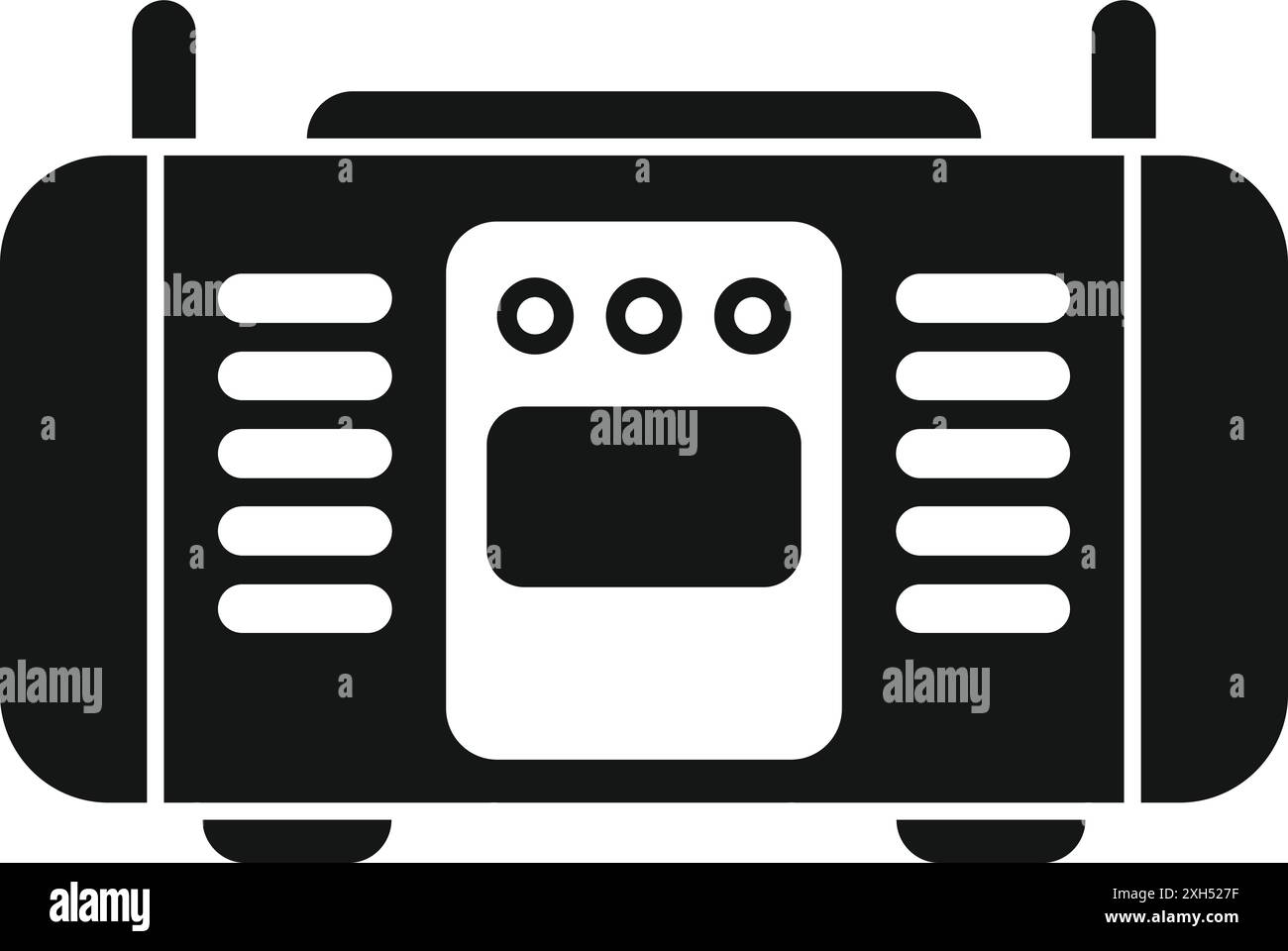 Radio receiving station Stock Vector Images - Alamy