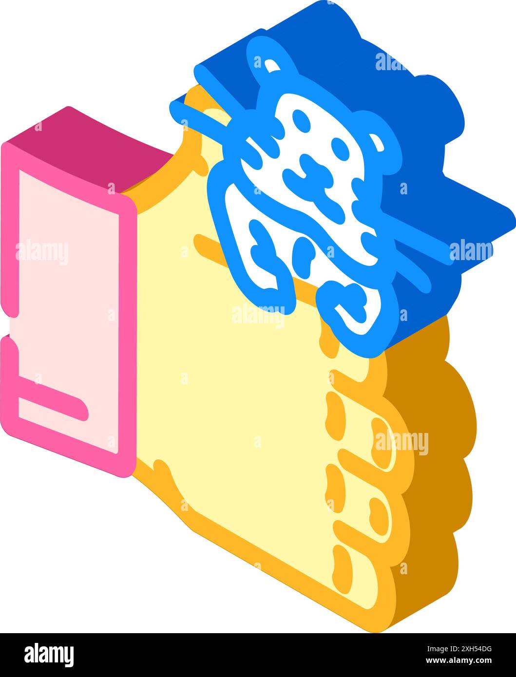 hamster hand pet isometric icon vector illustration Stock Vector Image ...