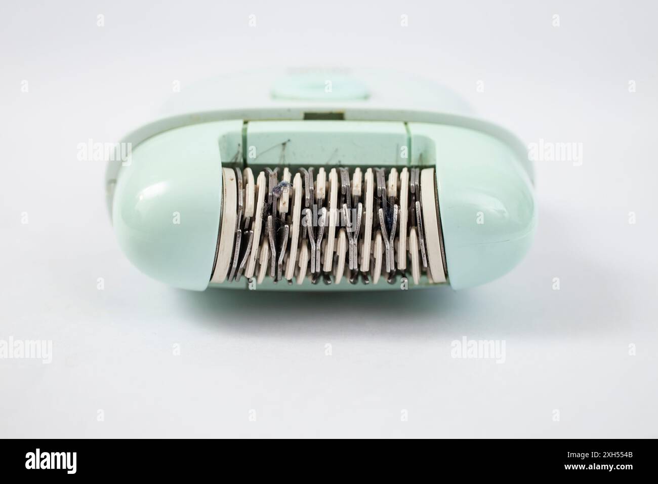 Epilation machine front view isolated on white Stock Photo - Alamy