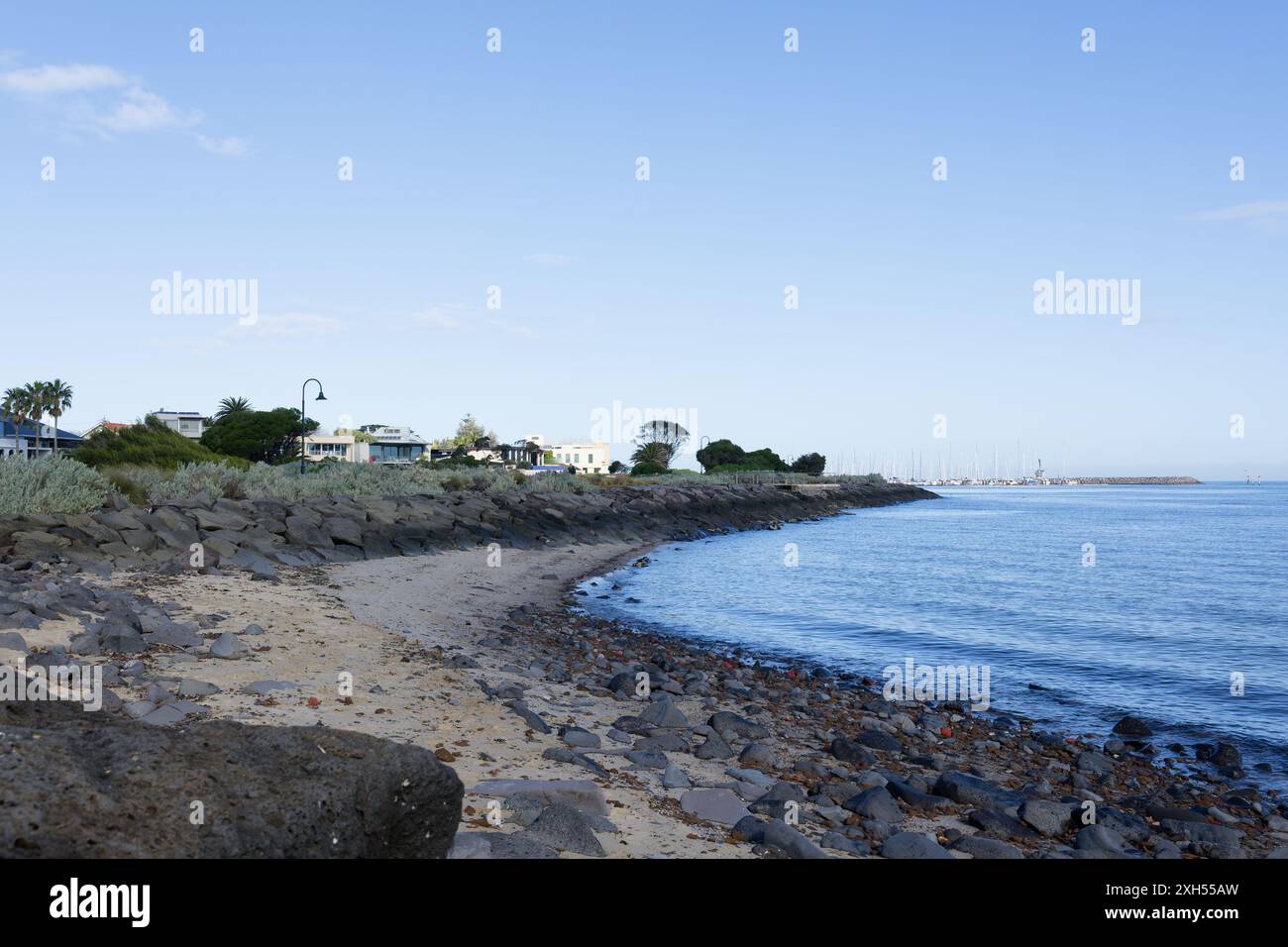 Gently waves in empty beach hi-res stock photography and images - Alamy