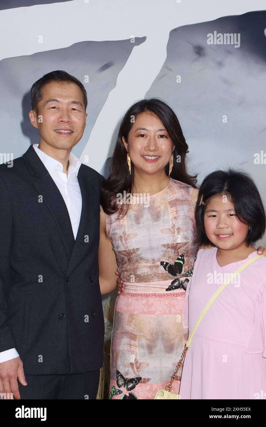 Lee Isaac Chung, Valerie Chung 07/11/2024 The Premiere of “Twisters ...