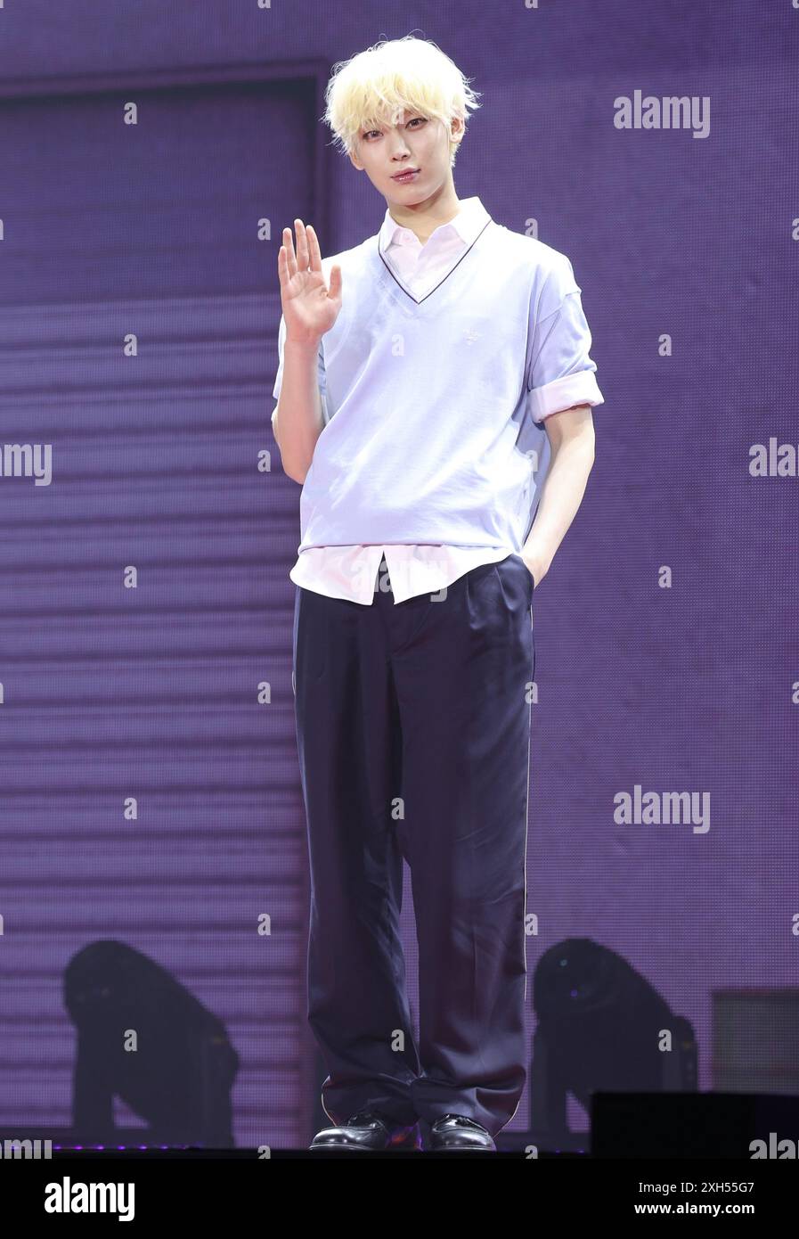 12th July, 2024. S. Korean boy group Enhypen Sunwoo, a member of South Korean boy group Enhypen ...