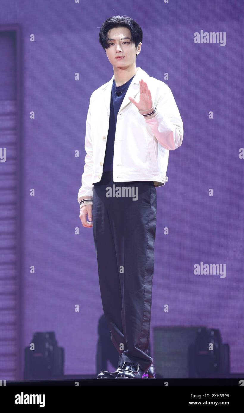 12th July, 2024. S. Korean boy group Enhypen Jay, a member of South ...